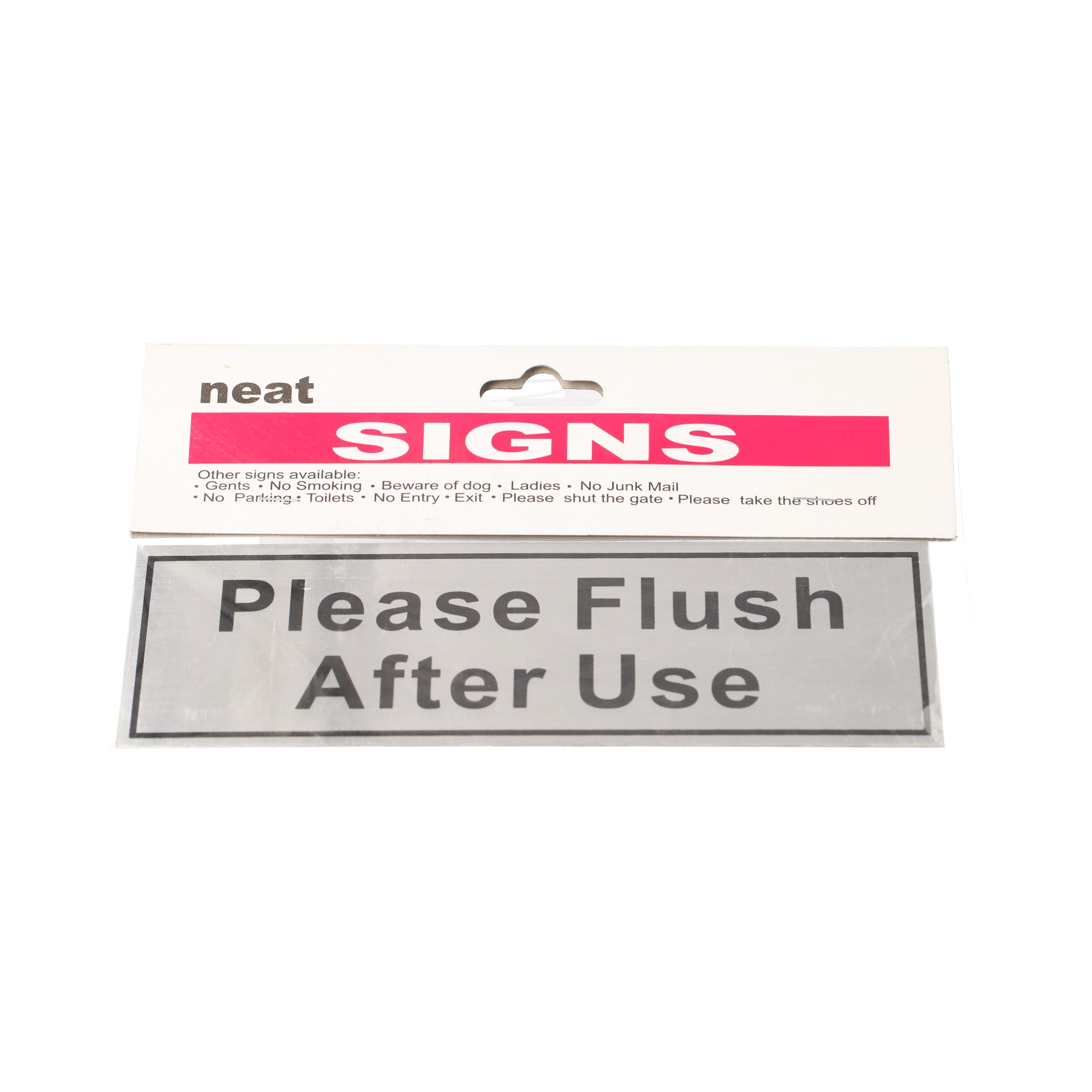 Flush After Use Sign | Danny Home