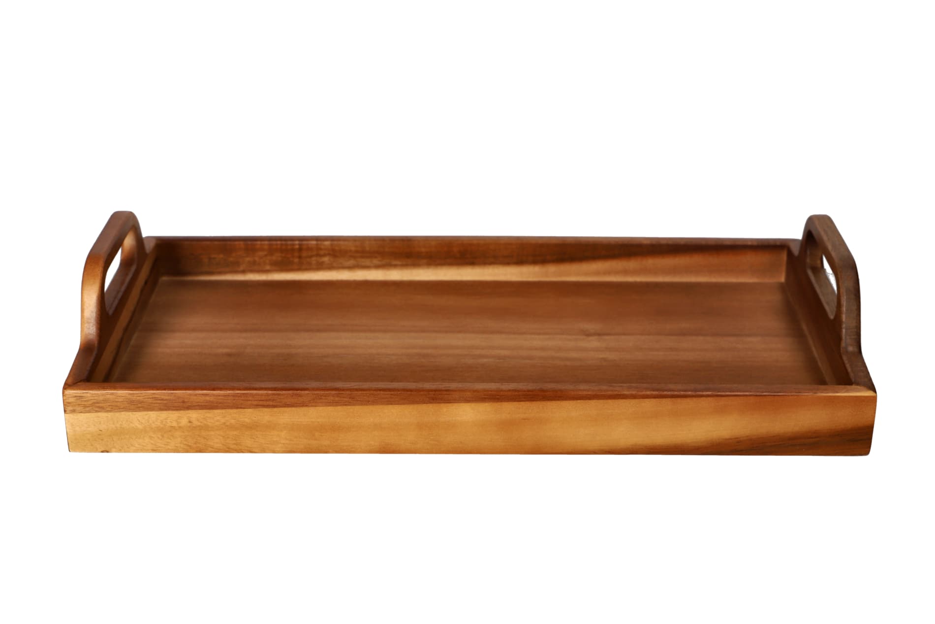 Acacia Wood Tea Serving Tray 39.1cm | Danny Home