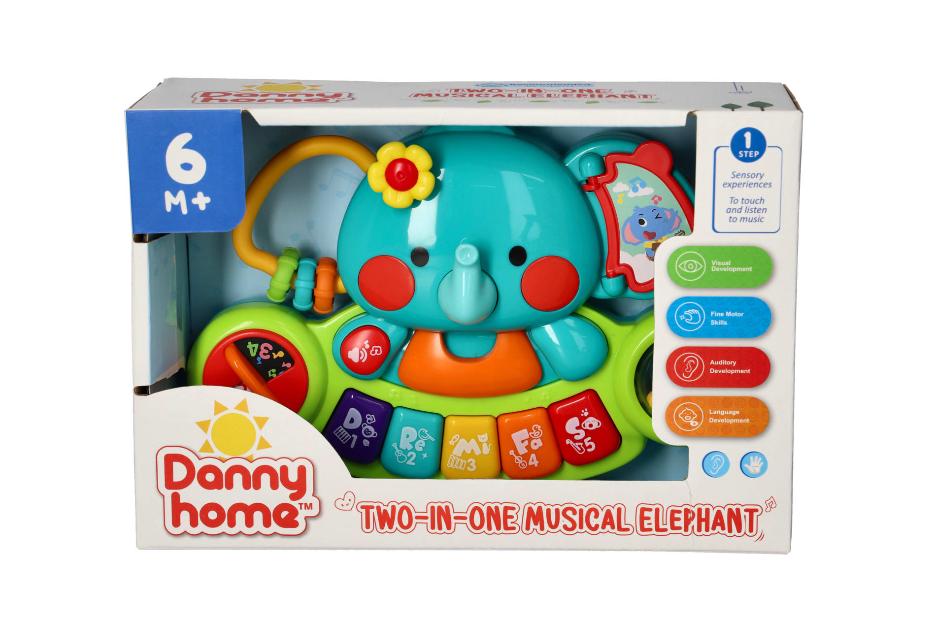 Elephant Piano Keyboard Toy 20cm | Danny Home