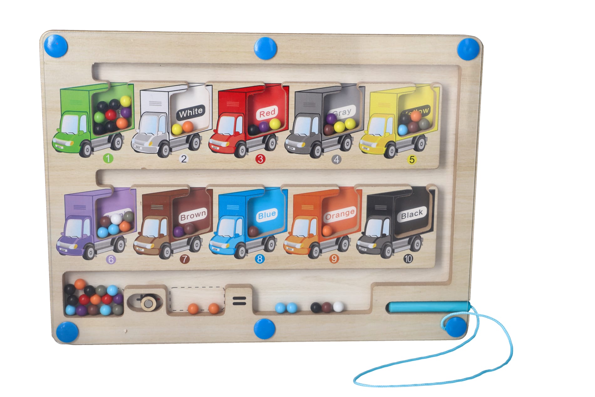 Wooden Magnetic Bread Maze Toy | Danny Home