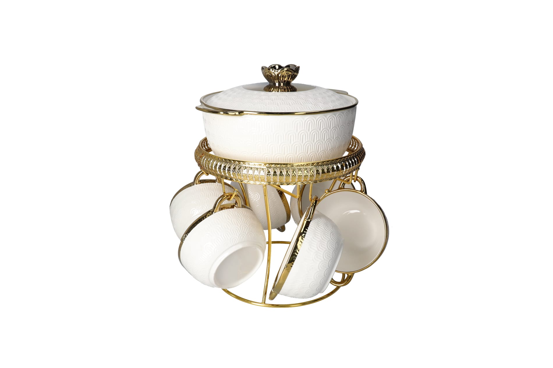 Casserole Soup Dish & Bowls Set 8pcs | Danny Home