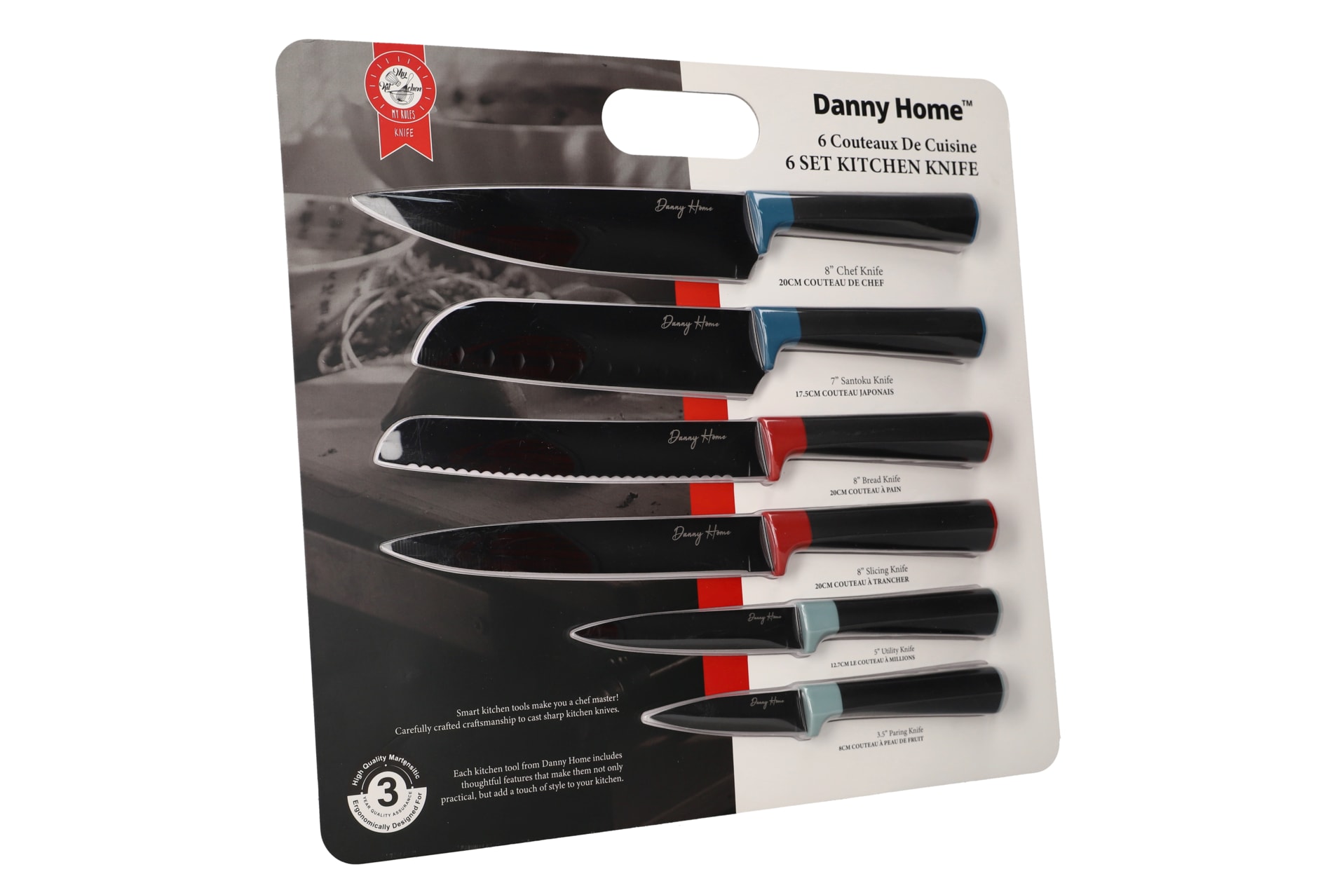 Multipurpose Kitchen Knife Set 6pcs | Danny Home