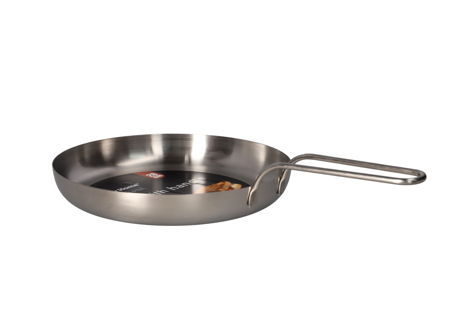 Flat Stainless Steel Pan 20cm | Danny Home