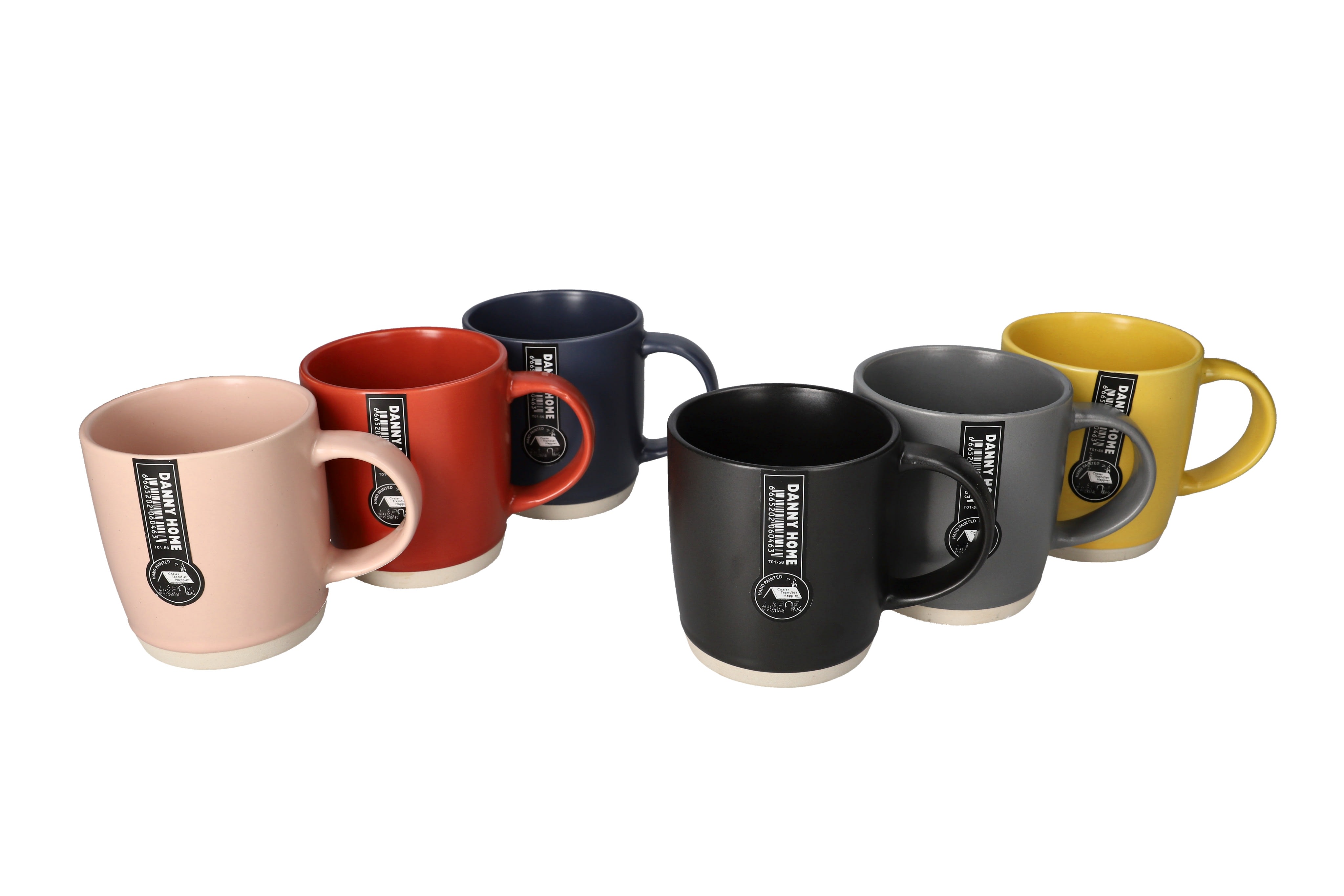 Ceramic Coffee Mug Set 6pcs 12cm | Danny Home