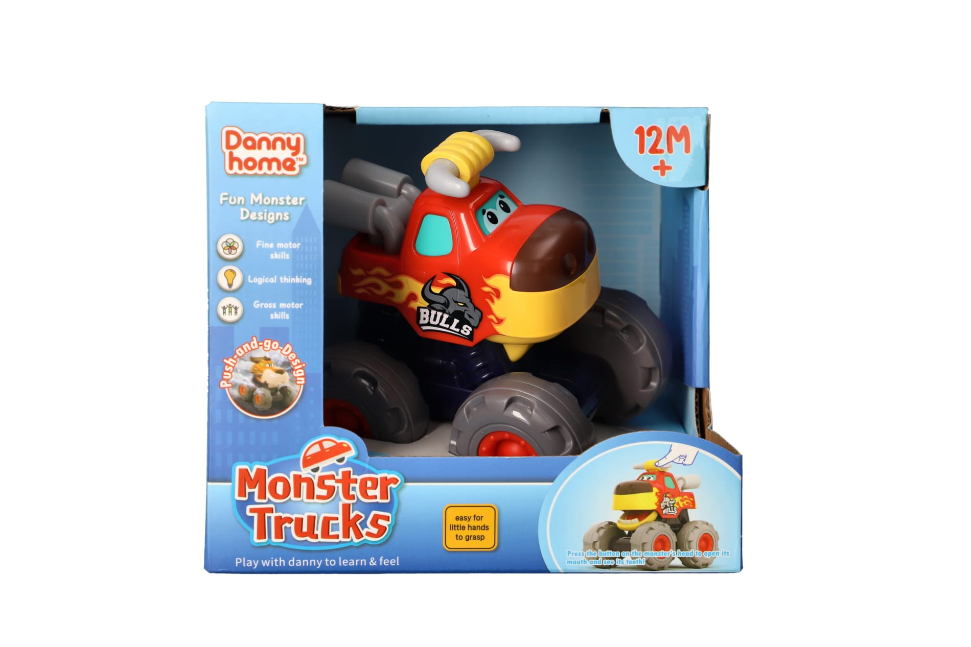 Bull Monster Truck Toy 11cm | Danny Home