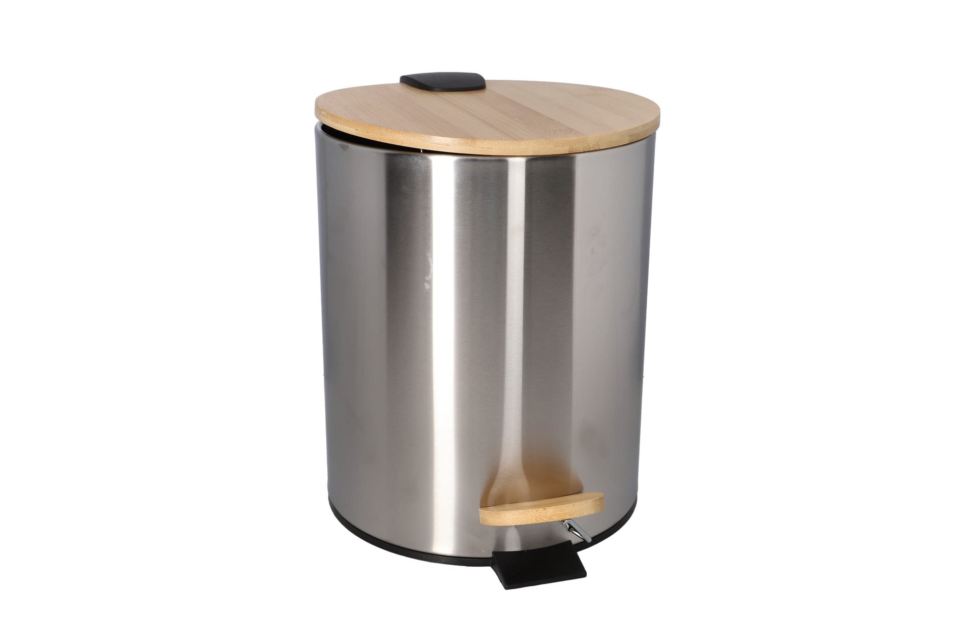 Bamboo Pedal Trash Can 5L | Danny Home