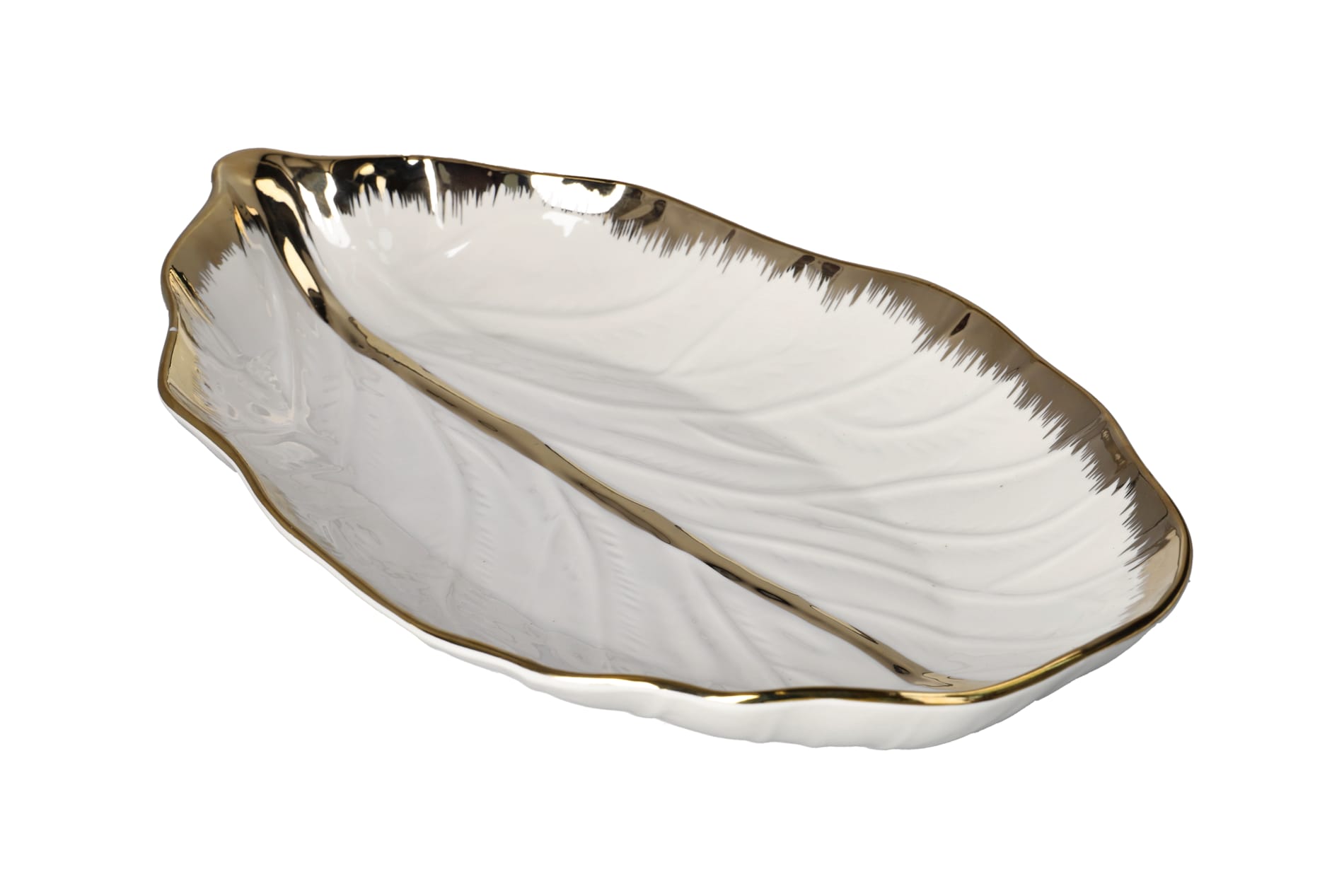 Large Leaf Shaped Bowl 45cm | Danny Home