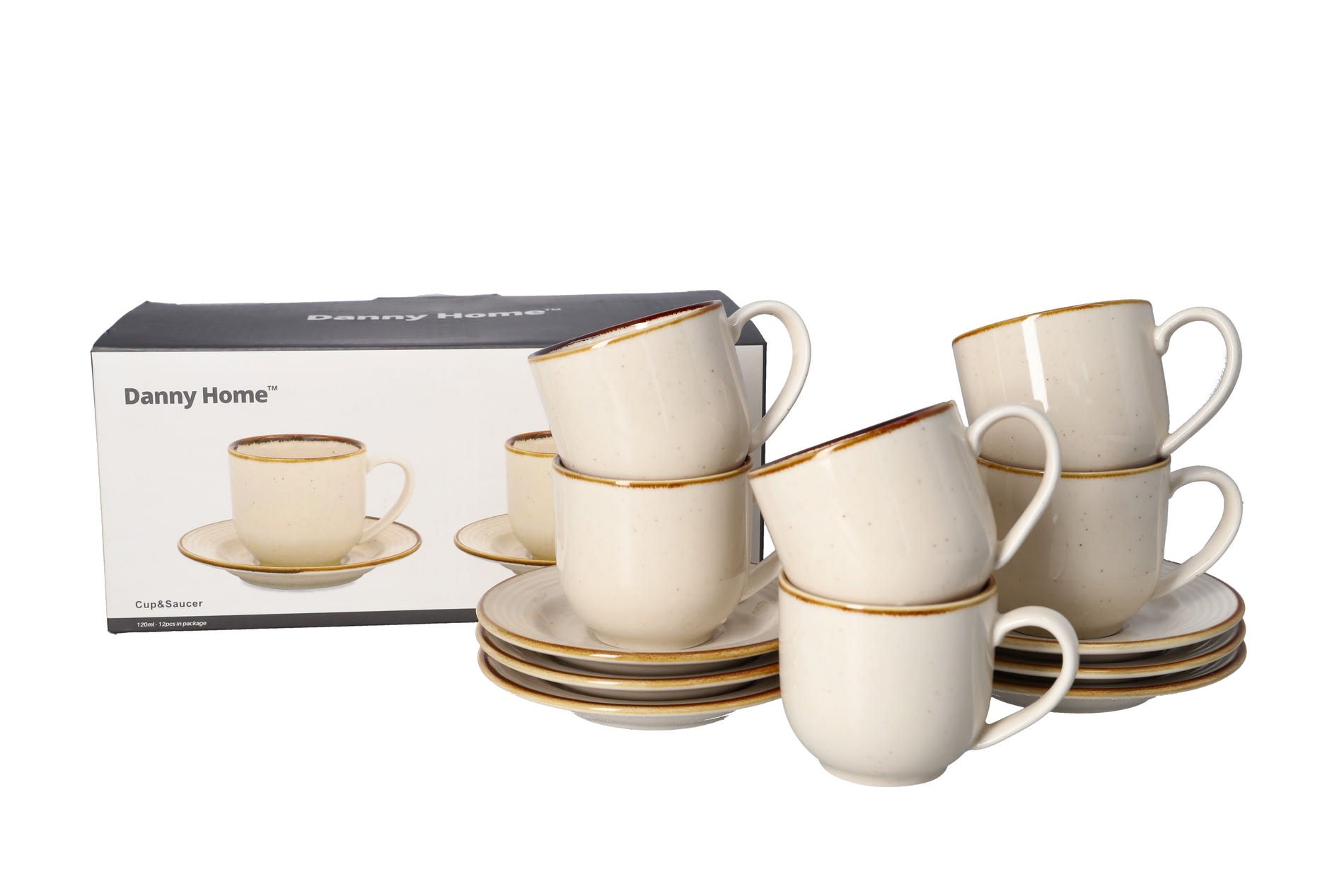 Ceramic Cup & Saucer 120ml | FastShopper