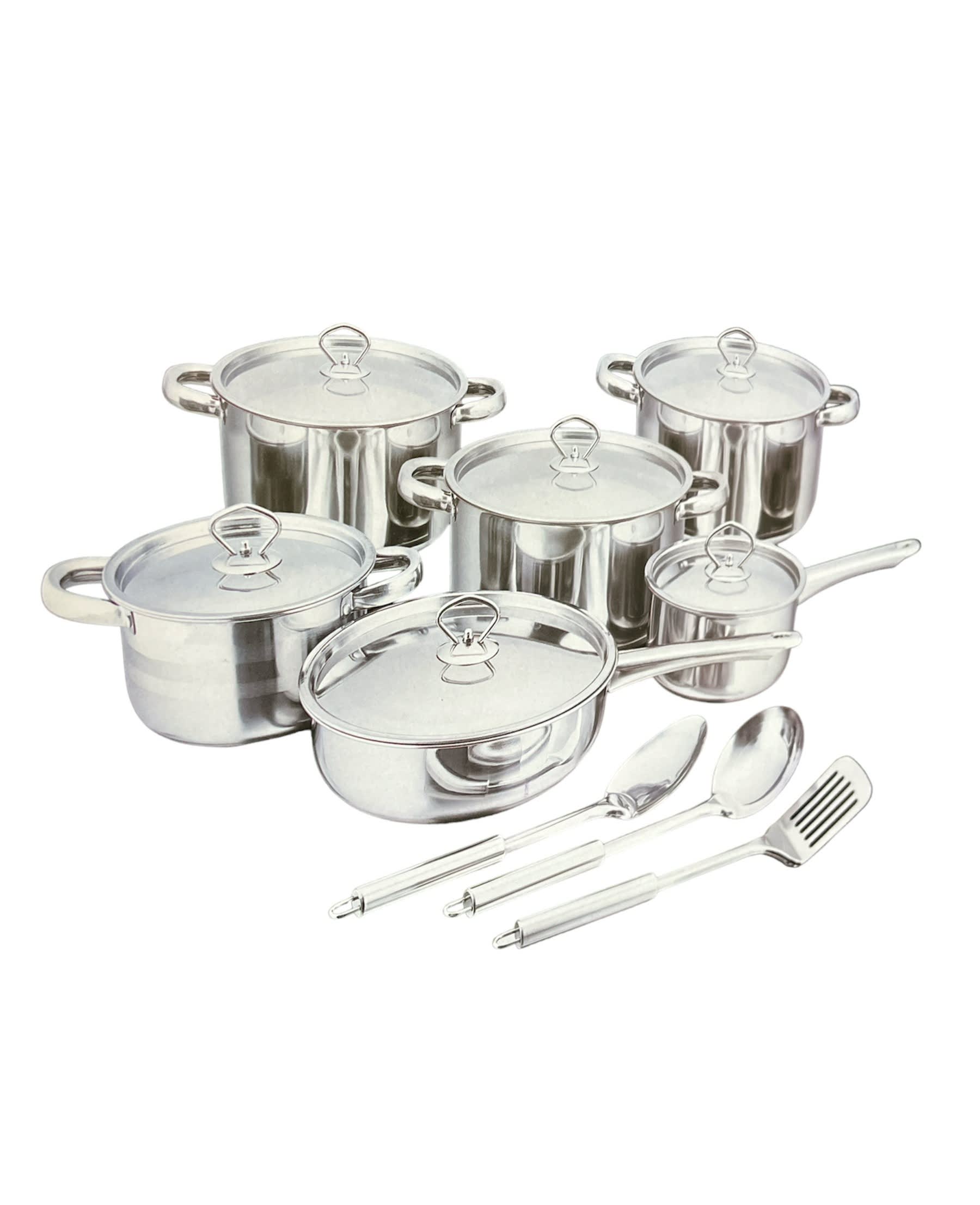 Stainless Steel Cookware Set 15pcs | Danny Home