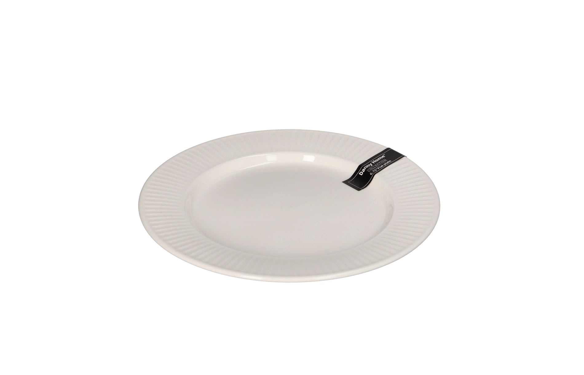 Ceramic Sided Plate 17.4cm | Danny Home