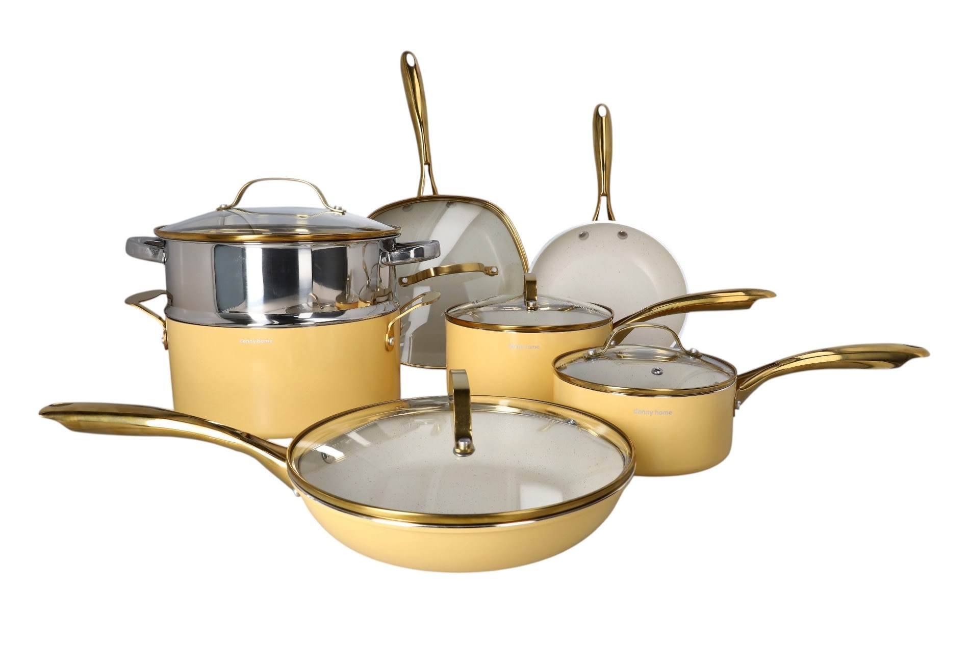 Cookware Pots Set with Lids 12pcs | Danny Home