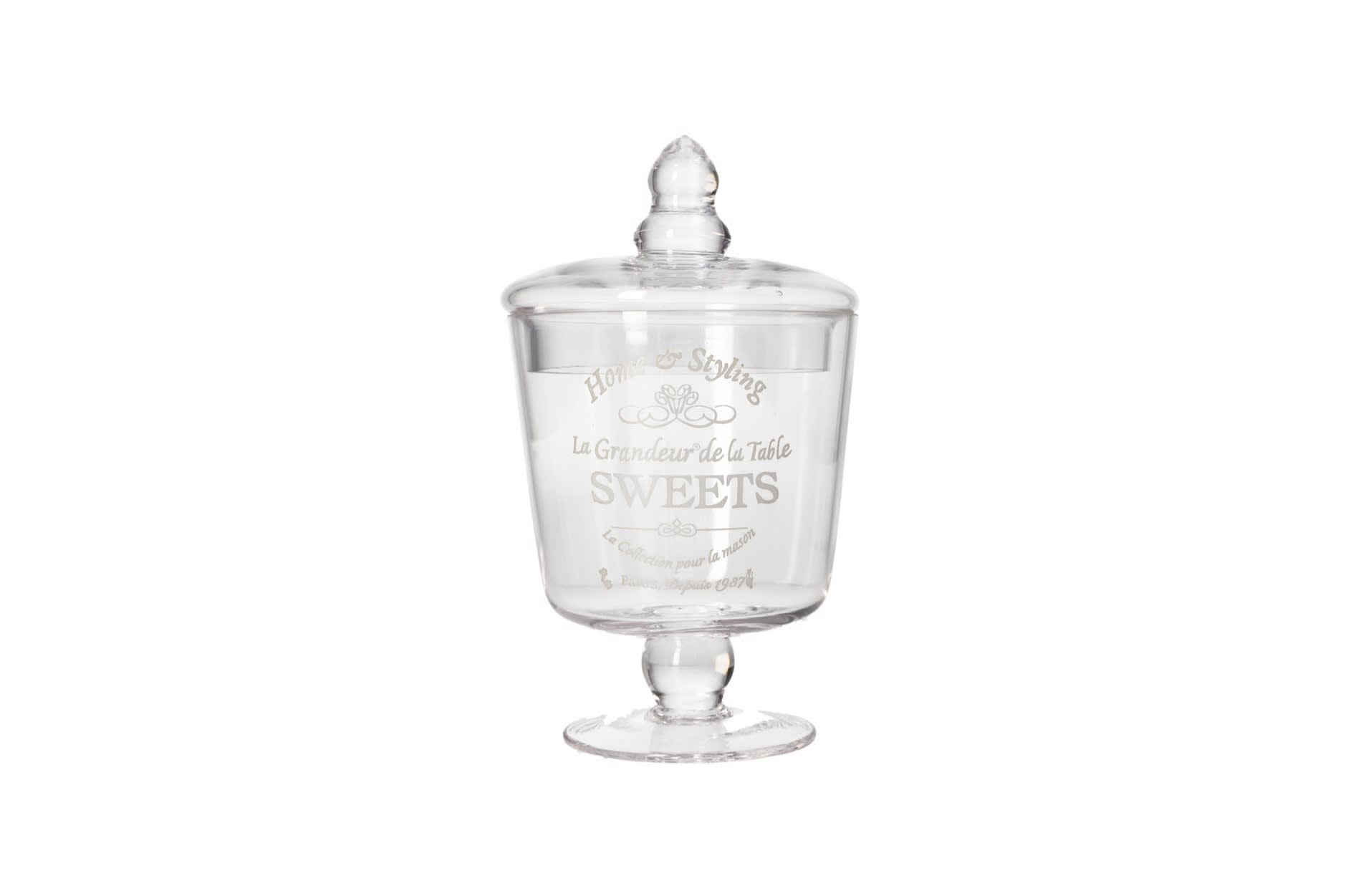 Glass Sweets Jar 20cm | Danny Home
