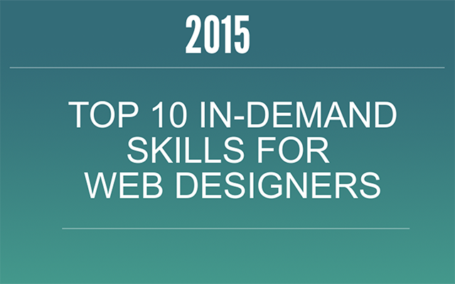 Top 10 Skills for Web Designers in 2015 | CyberCoders Insights