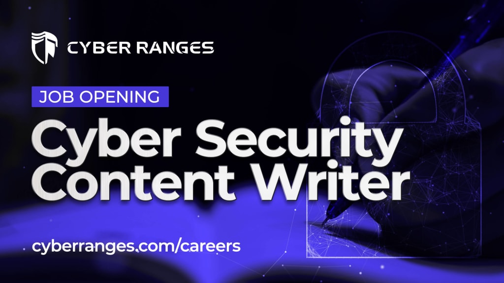 CYBER RANGES Cyber Security Content Writer