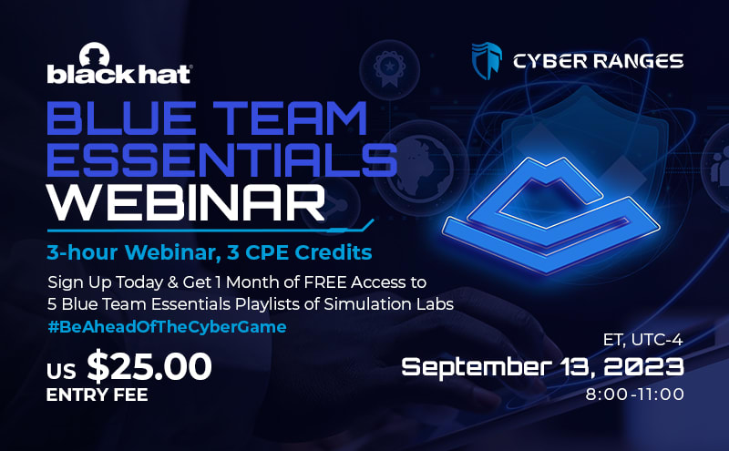 CYBER RANGES Webinars and Bootcamps
