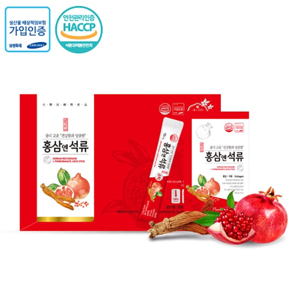Nước hồng sâm lựu collagen 10ml x 30 gói Daedong