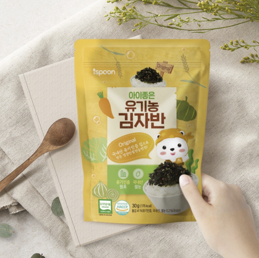 Rong biển vụn trộn cơm hữu cơ Hàn Quốc Ispoon