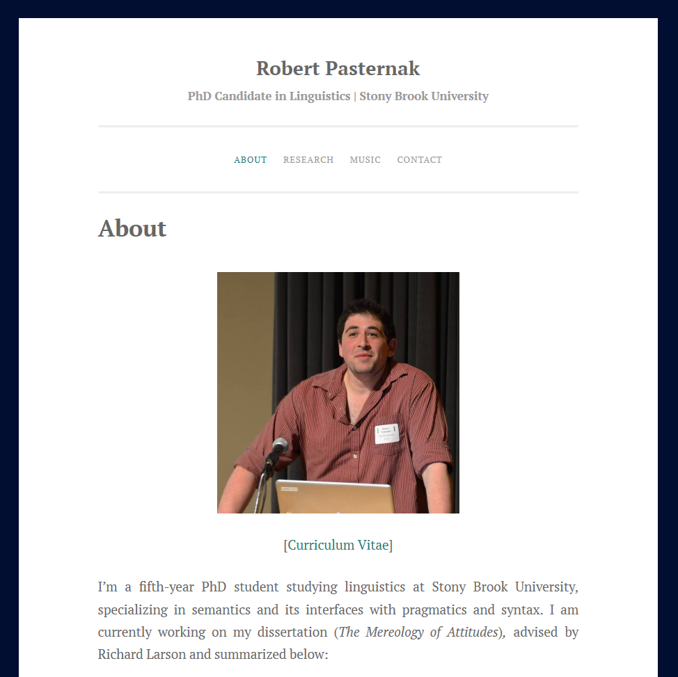 Personal website building for dummies - Lei Liu