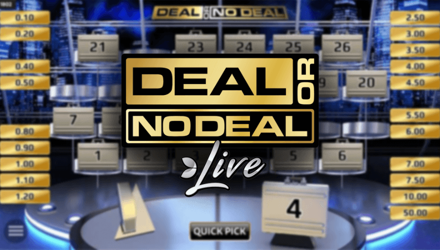 Deal or No Deal Live Jogue Grátis & Bônus R$ 2000 | Cassino