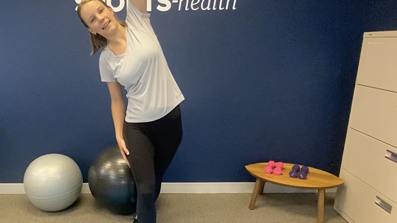 IT Band Stretch for Hip Pain Relief Video | Sports-health
