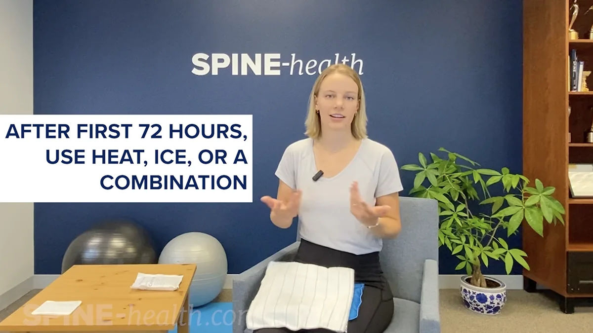 When to Use Heat or Ice for Low Back Pain Video | Spine-health