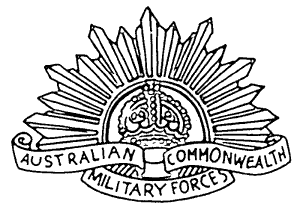 Australian Army Rising Sun Vector Logo