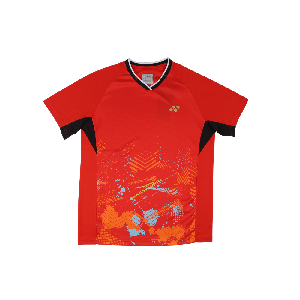 YONEX MEN'S ROUND NECK SHIRT 2916 FIERY RED | VSMASH