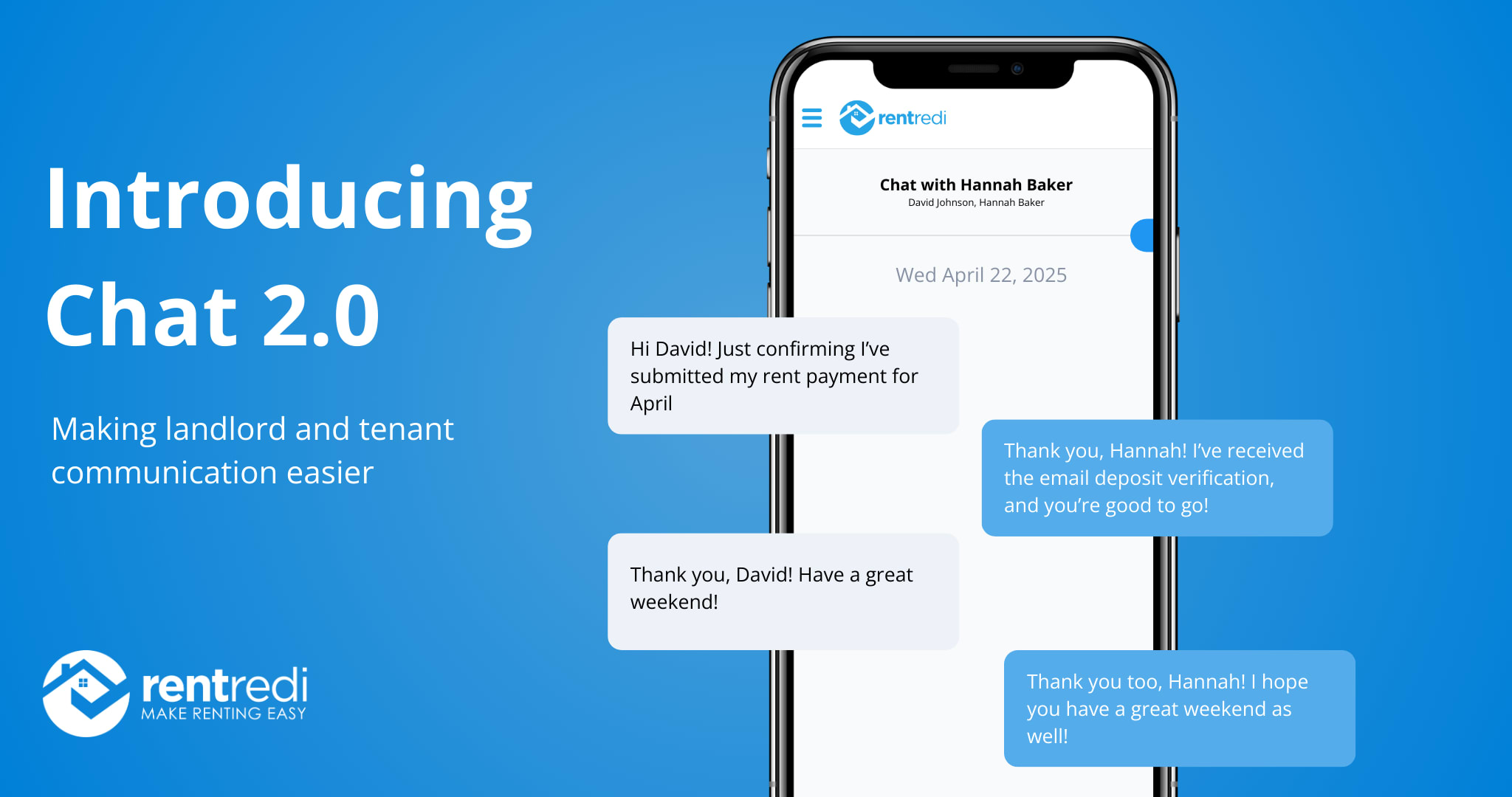 RentRedi Launches Chat 2.0 for Landlord-Tenant Communication