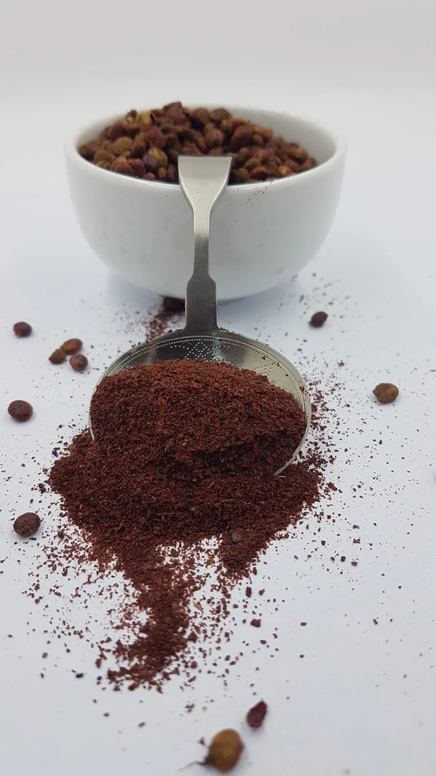 Organic Sumac ground grinded powder