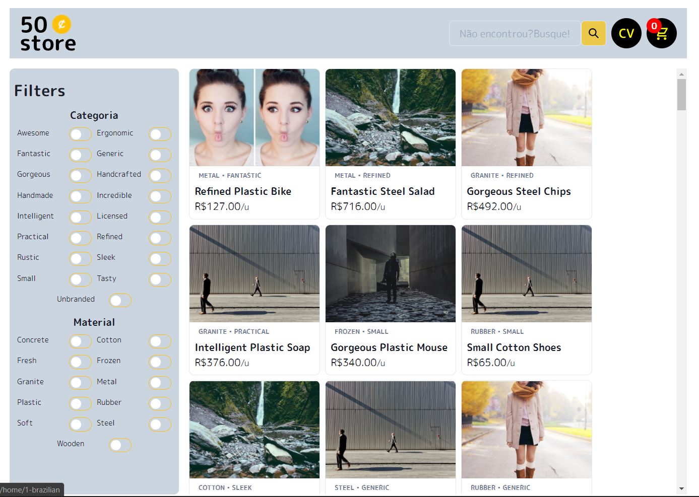 GitHub - cesarzxk/fifty-cents-store-back: Projeto parte de um desafio full-stack!