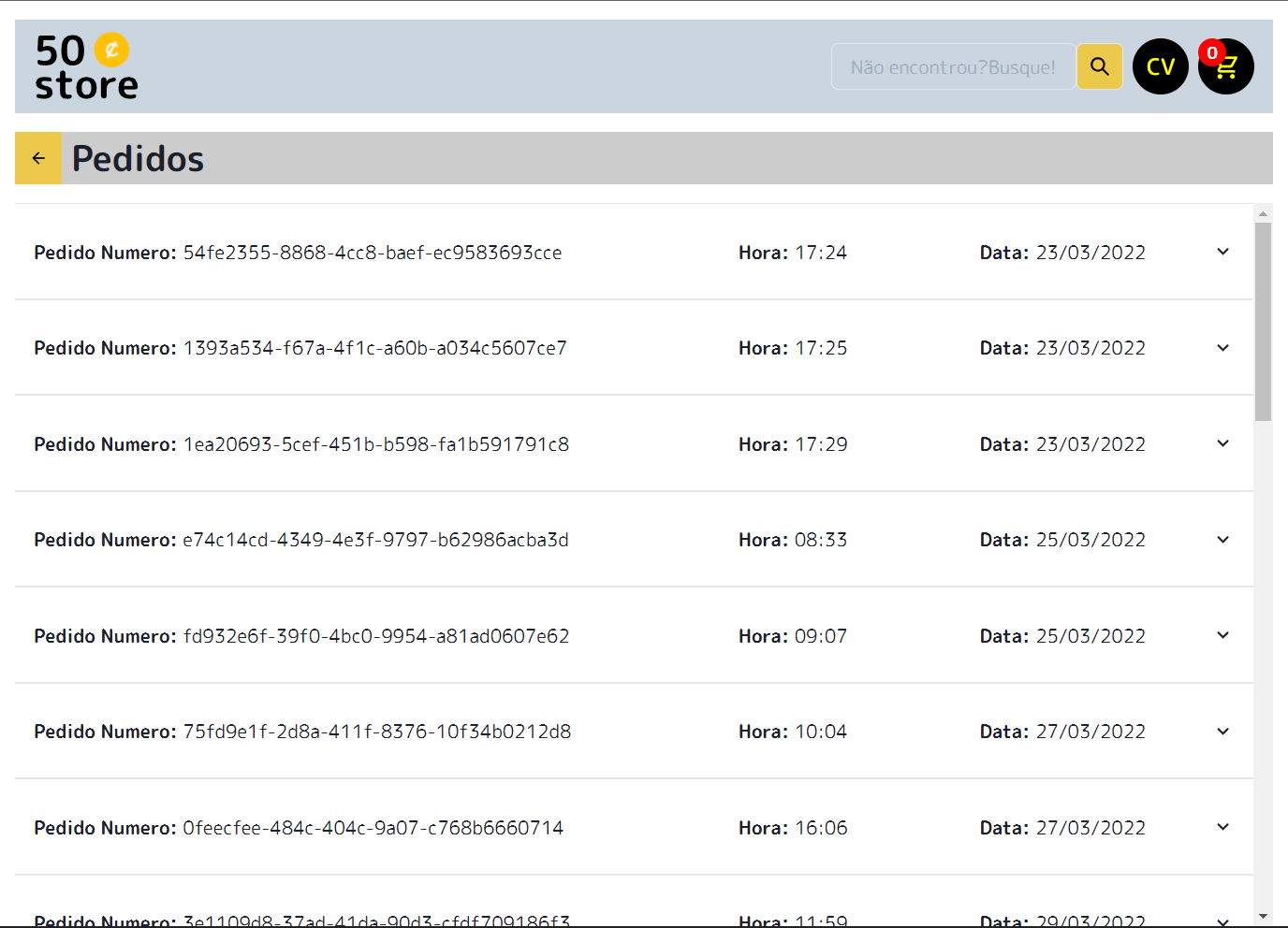 GitHub - cesarzxk/fifty-cents-store-front: Projeto parte de um desafio full-stack!