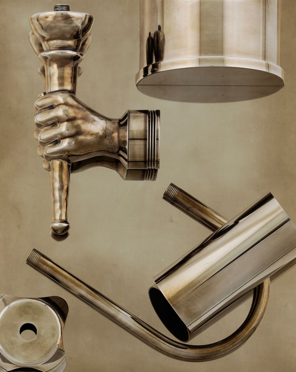 Metal Sample: Blackened Brass | Finishes | Urban Electric Company