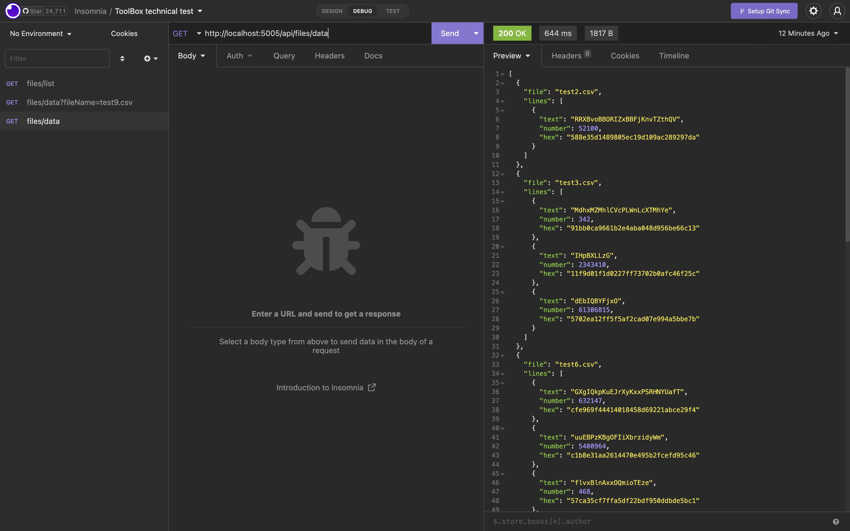 GitHub - Arcturus91/toolboxTest-backend