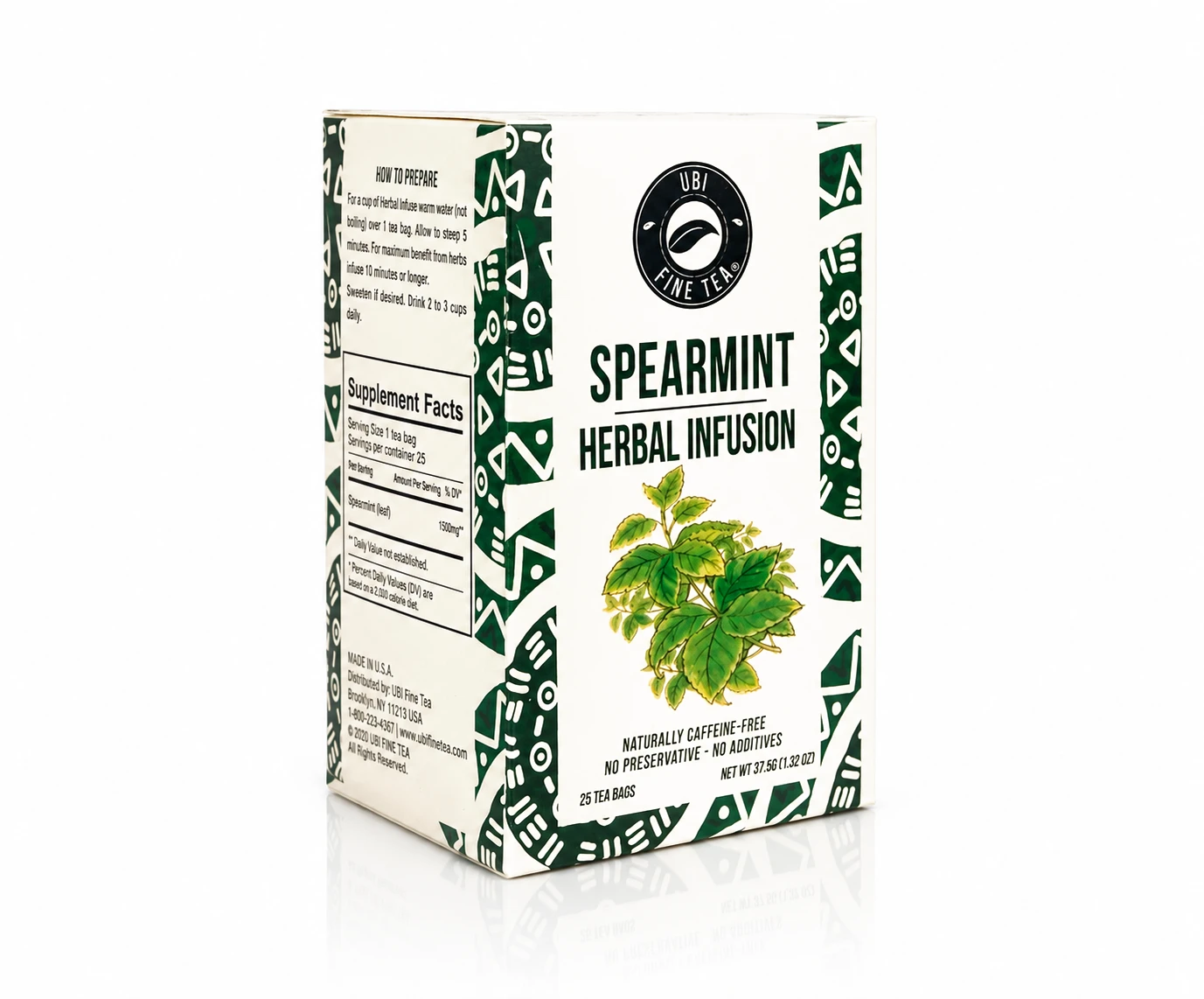 Spearmint Herbal Infusion by UBI FINE TEA