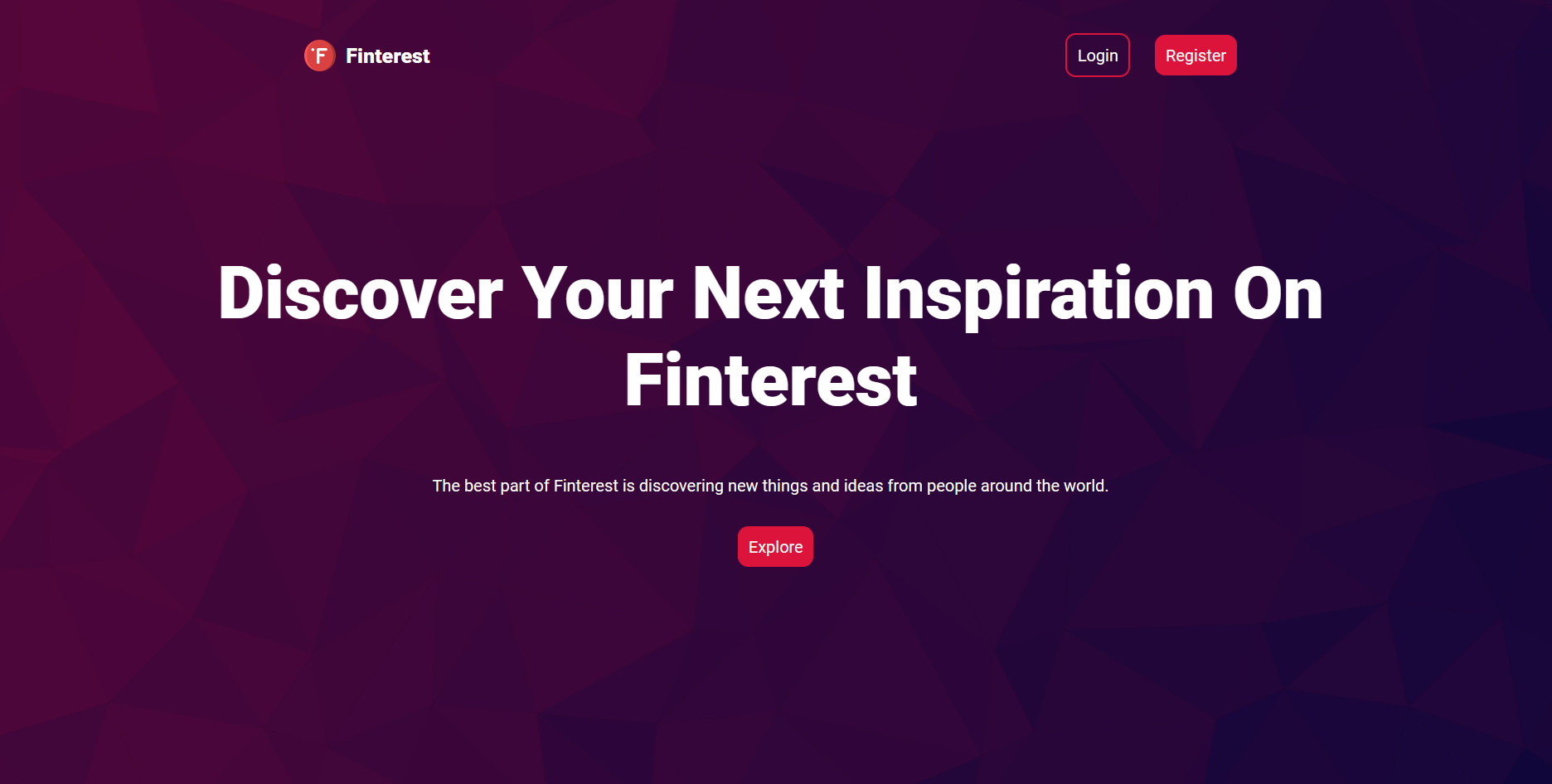 GitHub - VinayB2/Finterest: A basic clone of pinterest