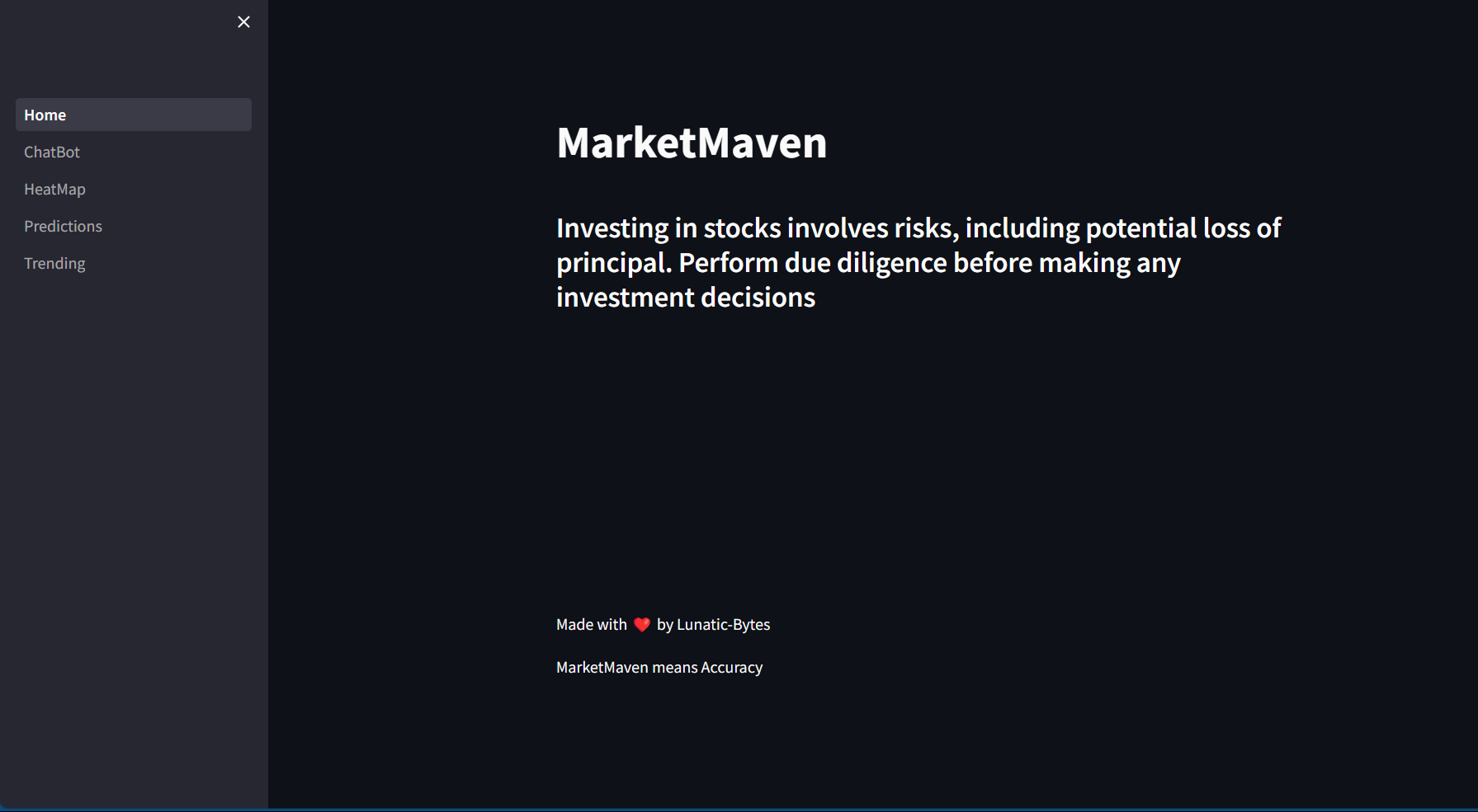 GitHub - VinayB2/Market-Maven