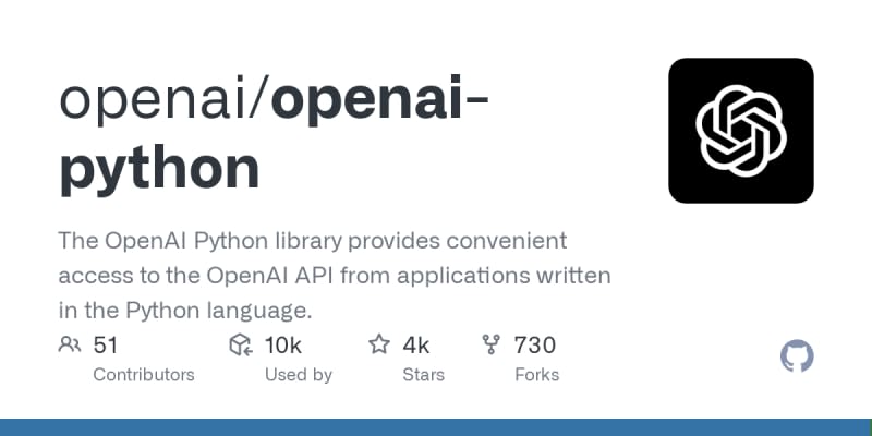 openai/openai-python: The OpenAI Python library provides convenient ...