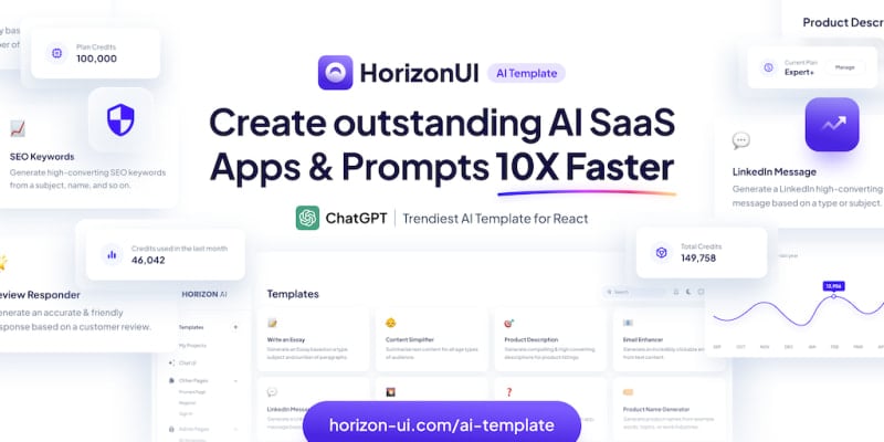 GitHub Horizon-ui/chatgpt-ai-template: Horizon AI Template, 42% OFF