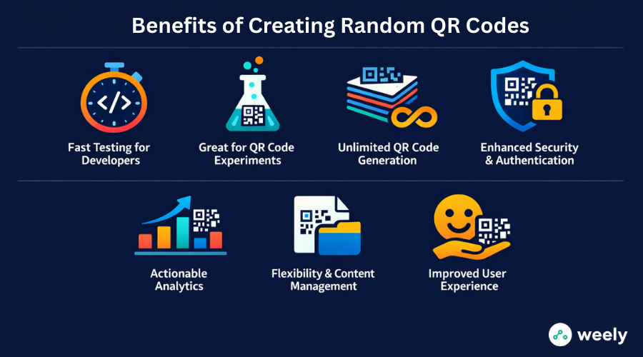 Random QR Codes: Instantly Generate & Customize | Weely AI