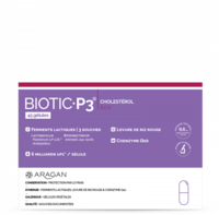 aragan biotic p3 cholestérol gélules b/45 - livraison express | Phacil