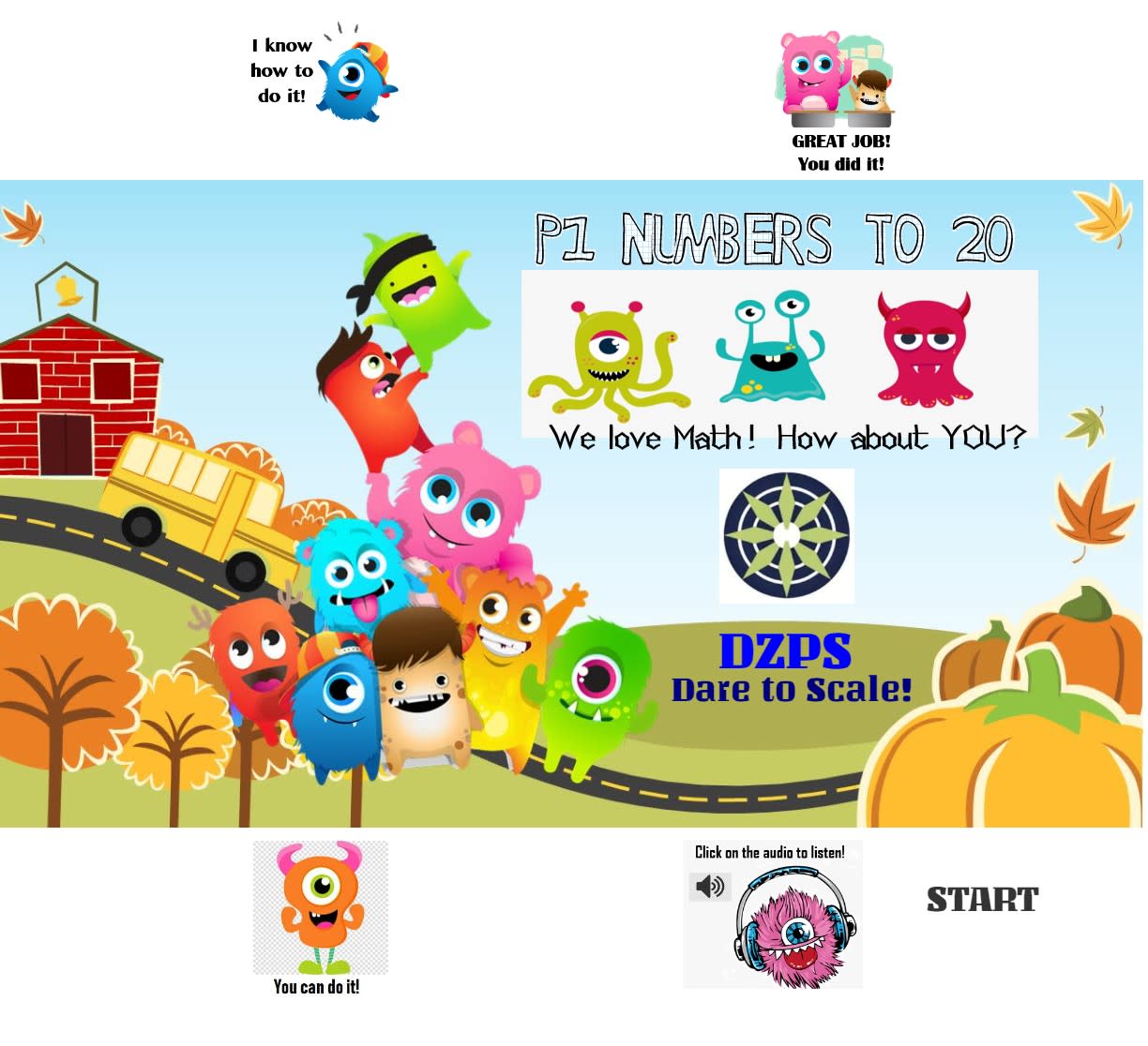 Primary 1 - Numbers to 20