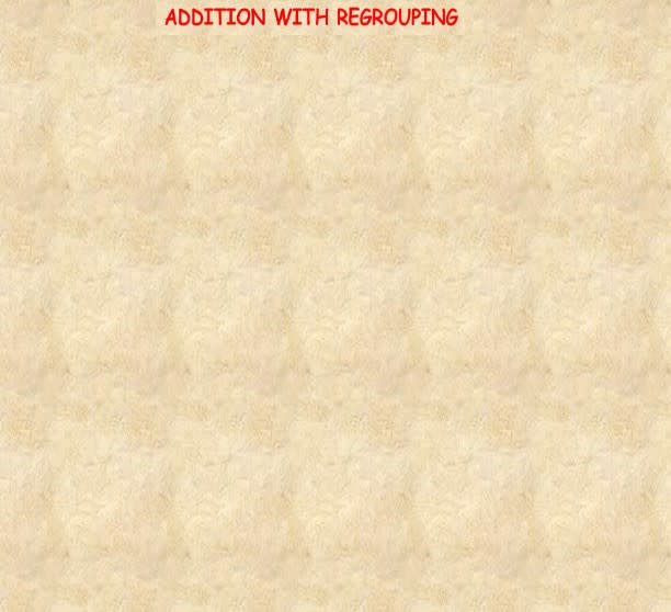Adding Two Digits With Regrouping Without 1
