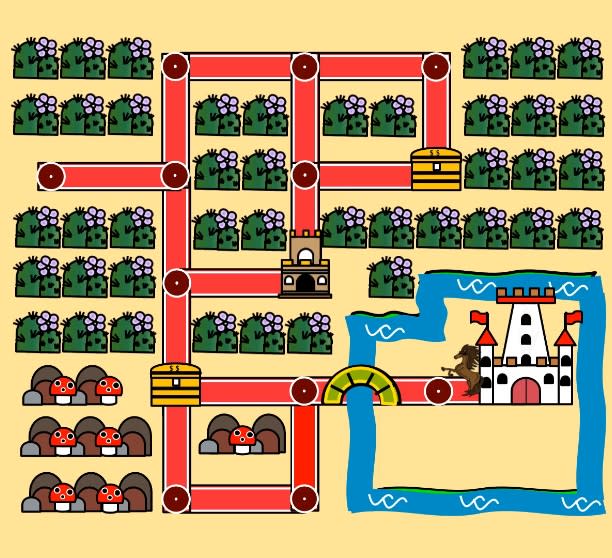 Super Mario Map Template