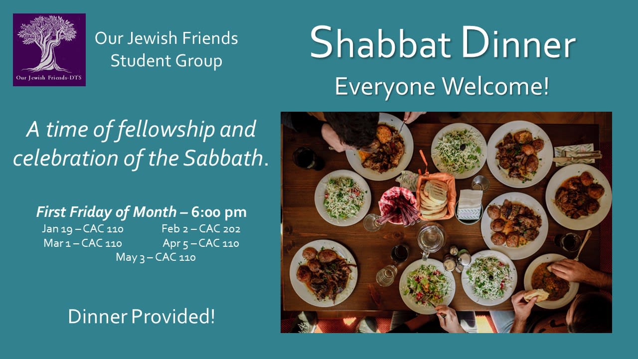 Shabbat Dinner - Dallas Theological Seminary