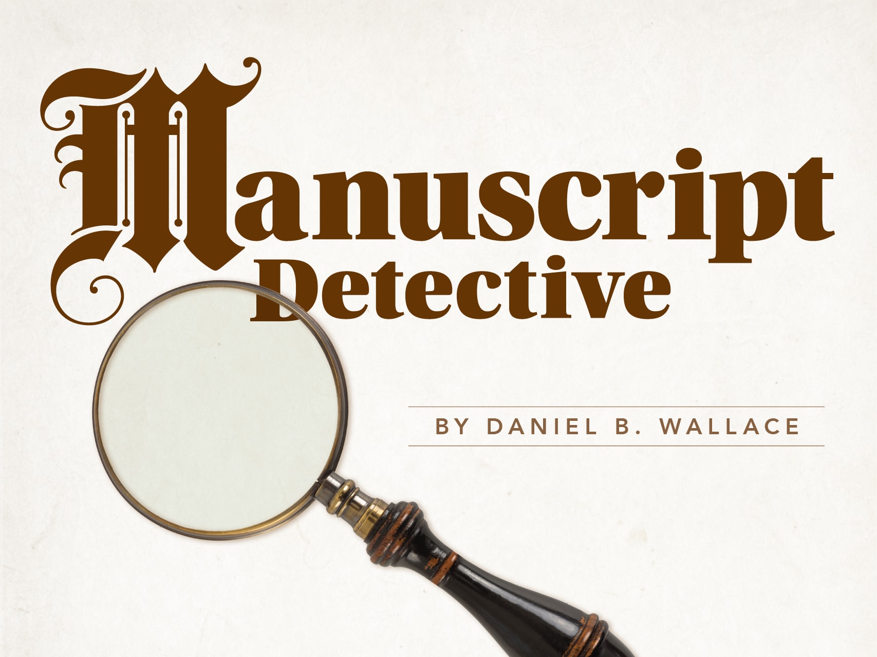 Manuscript Detective - DTS Voice