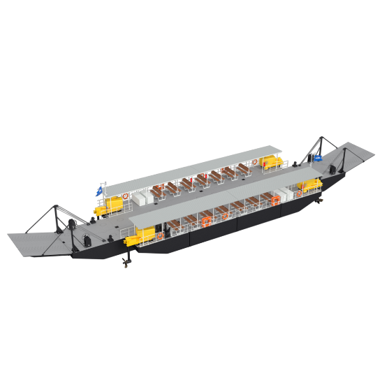 Modular Ferry 3710 to access remote areas at low cost - Damen