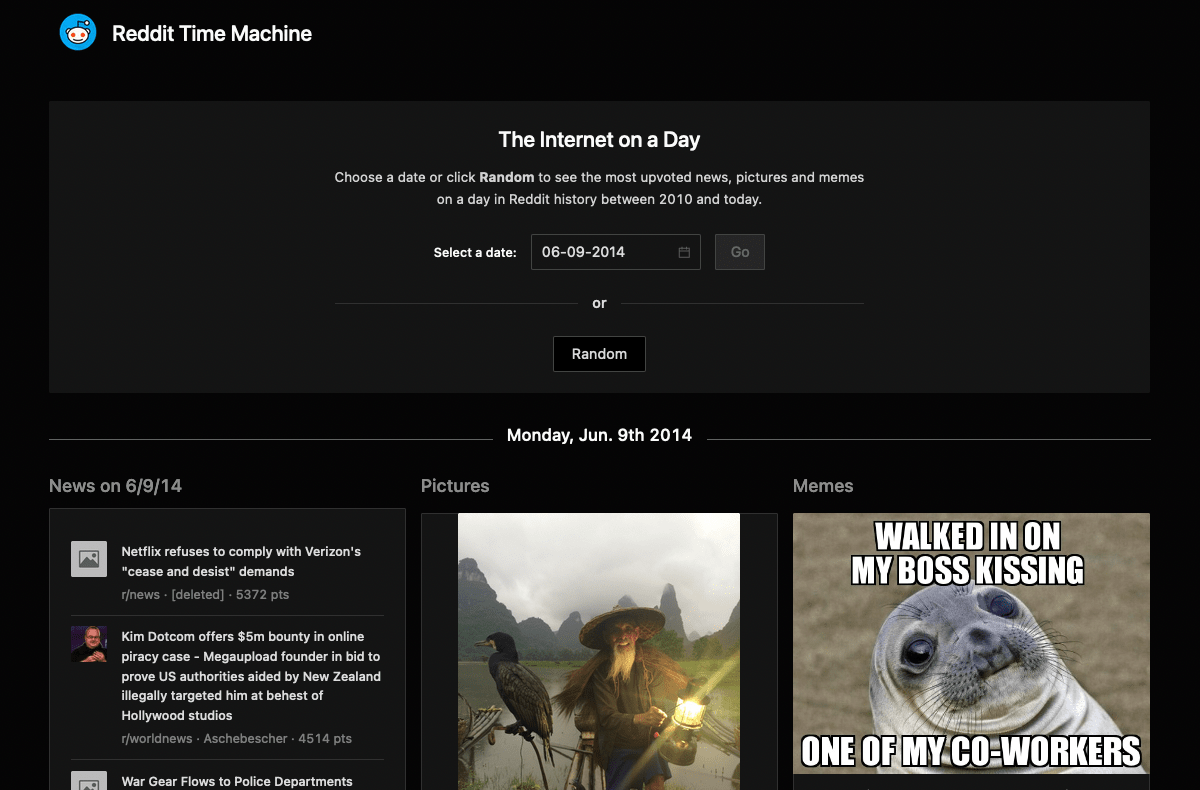 Building the Reddit Time Machine