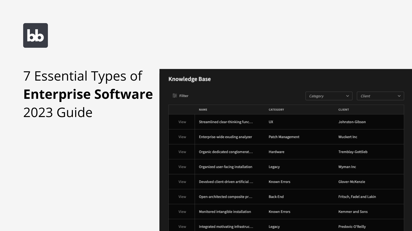 7 Essential Types of Enterprise Software | 2025 Guide