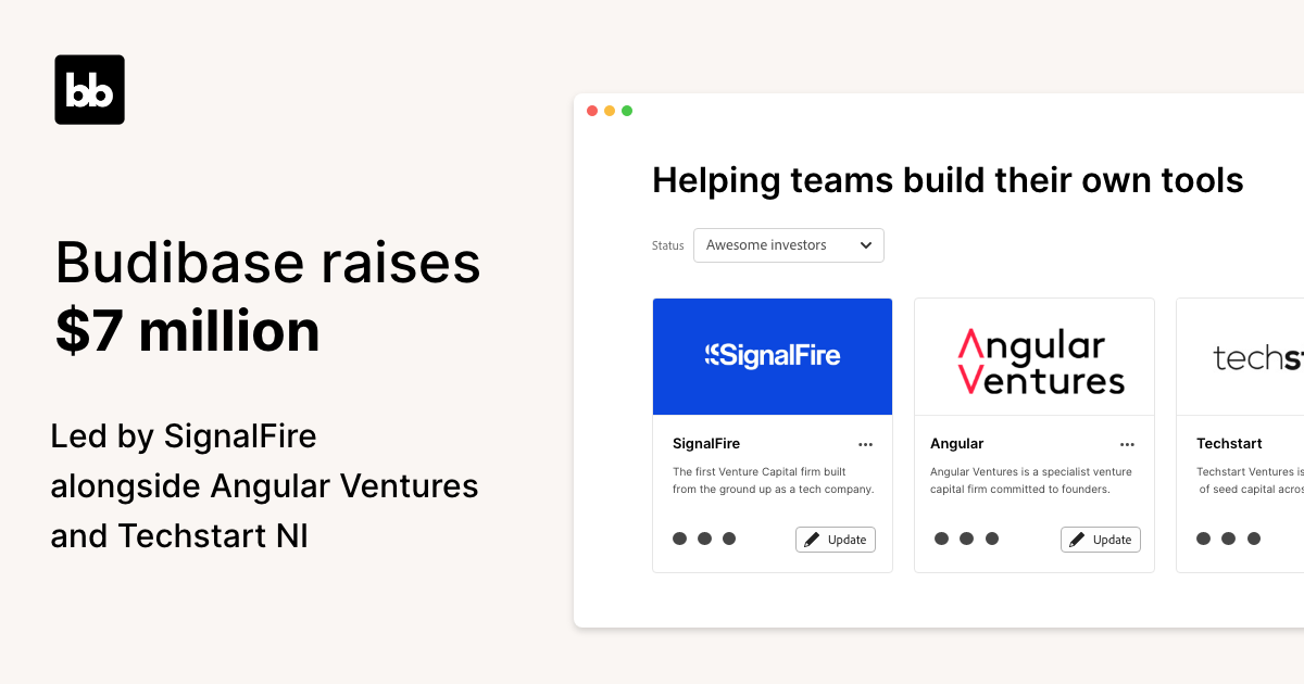 Budibase raises $7M to help every company on the planet build their own ...