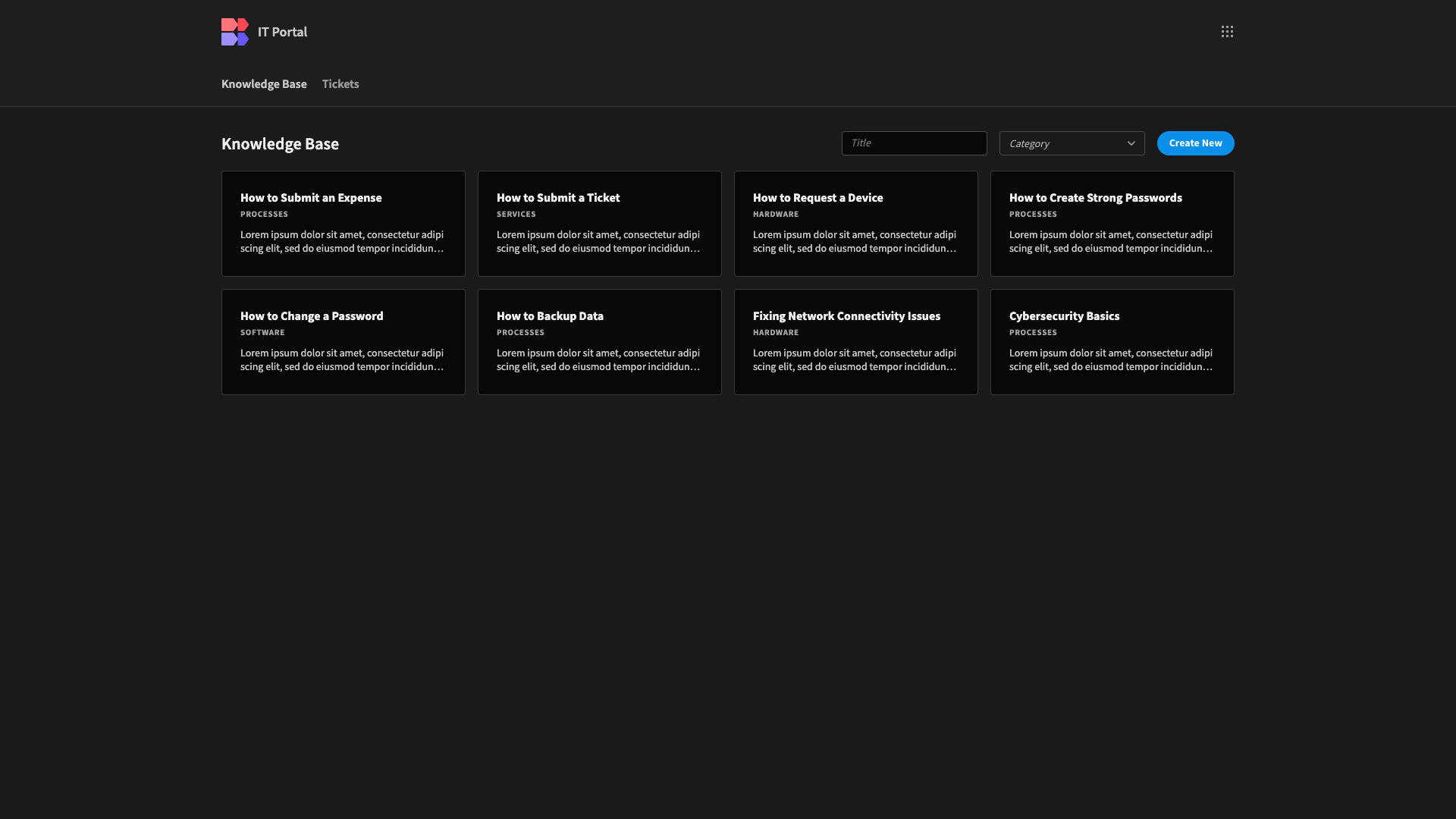 How to Build a Self-Service IT Portal